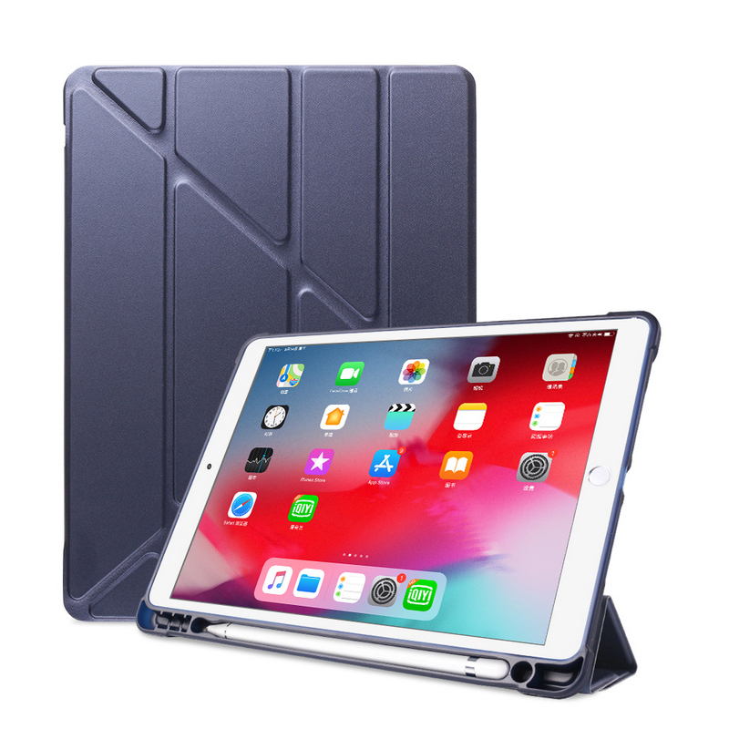 駿霆官網 - D70-3-IPAD10-BU AP IPAD 10 (10.9") 筆槽多折共用皮套-暟